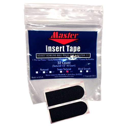 Master Super Textured Bowling Insert Tape - Black - Bowling Monkey